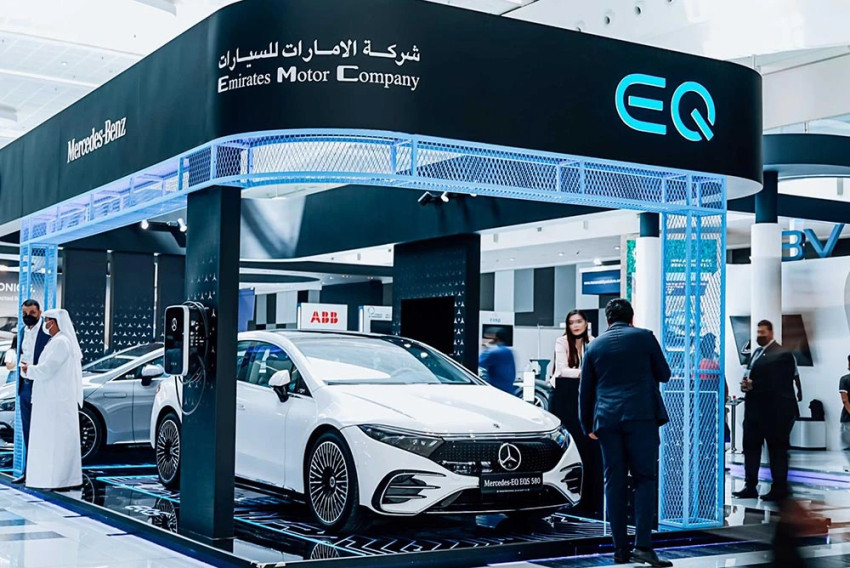 StriveME - شركة الإمارات للسيارات تعرض مجموعة طرازات مرسيدس EQ الحديثة