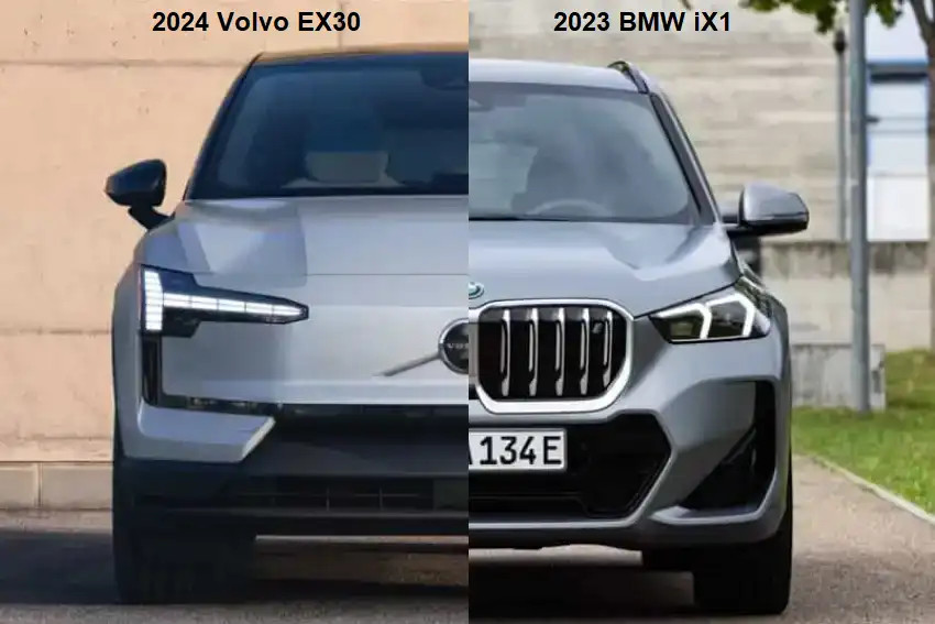 StriveME - مقارنة كهربائية بين بي ام دبليو iX1 2023 وفولفو EX30 30 2024